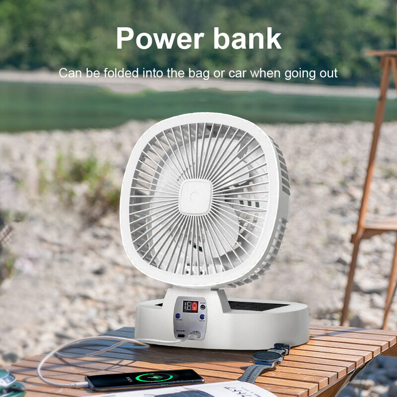 Rechargeable Mini Powered Solar Fan For Outdoor Camping - China ...