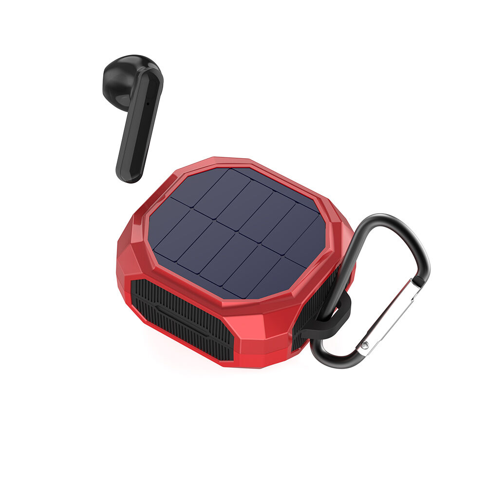 Buy Wholesale China Lcd Display Dual Microphone Enc Earbuds Solar ...