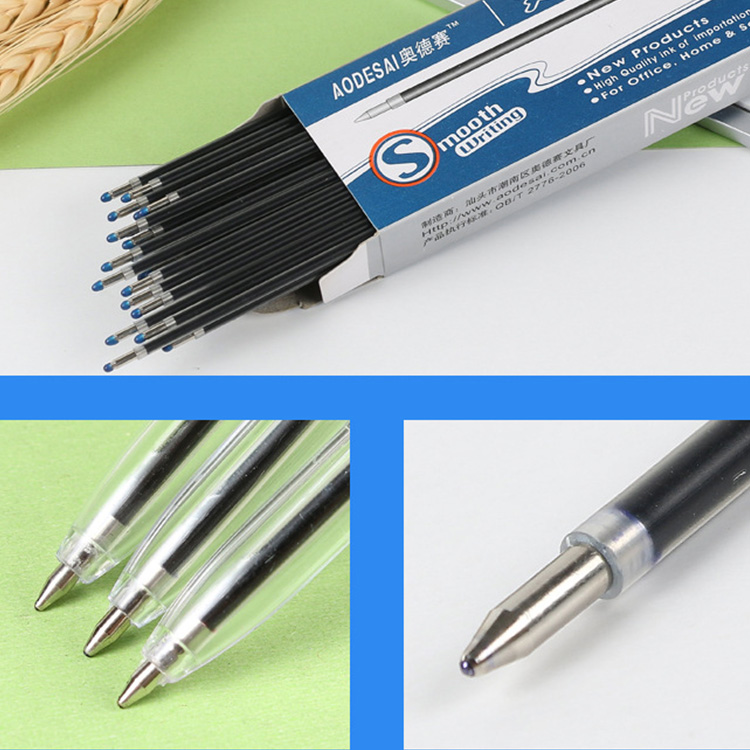 Classic Office School Child Plastic 0.7mm Rillable Ballpoint Pen ...