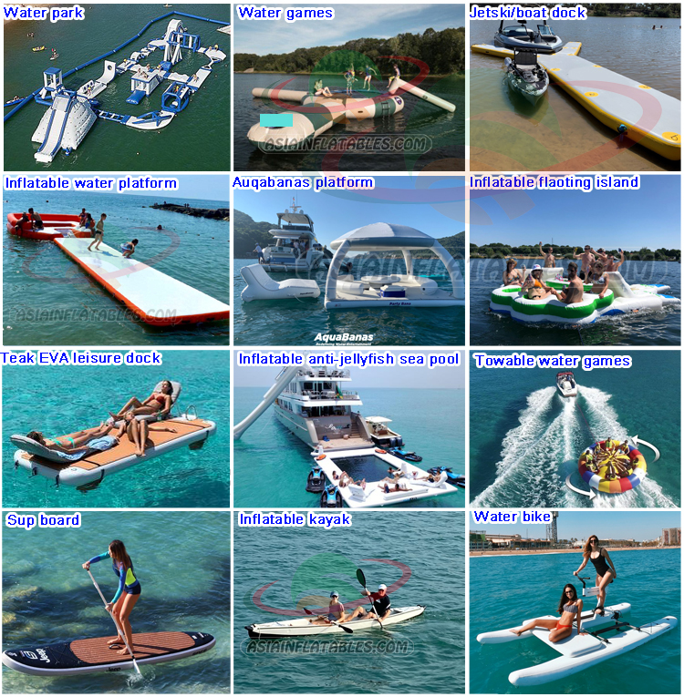 Floating Air Pontoon Jet Ski Dock Boat Tail Float Water Inflatable ...