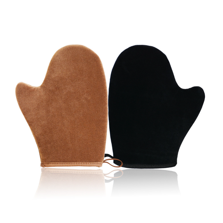 Custom Sponge Flocking Sunscreen Tanning Oil Applicator Glove Self ...