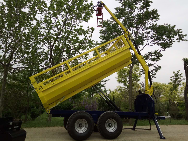Log Grapple Trailer Atv Timber Trailer With Hydraulic Crane And Winch ...