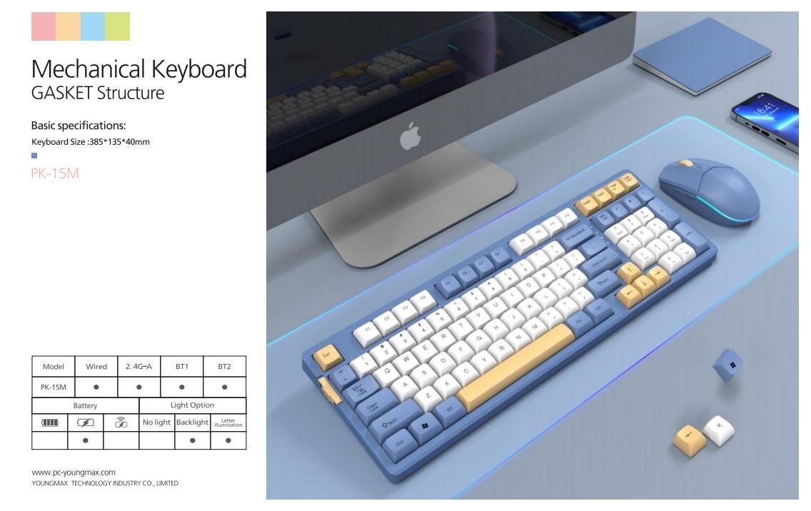 Youngmax-26-keys Anti-ghost Gaming Mechanical Keyboard With Rainbown ...