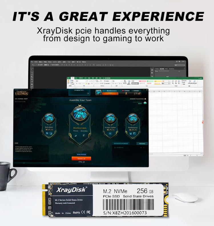Xraydisk 256gb M Nvme Hdd Pcie G3 XrayDisk SSD PCIe NVME 128GB 256GB