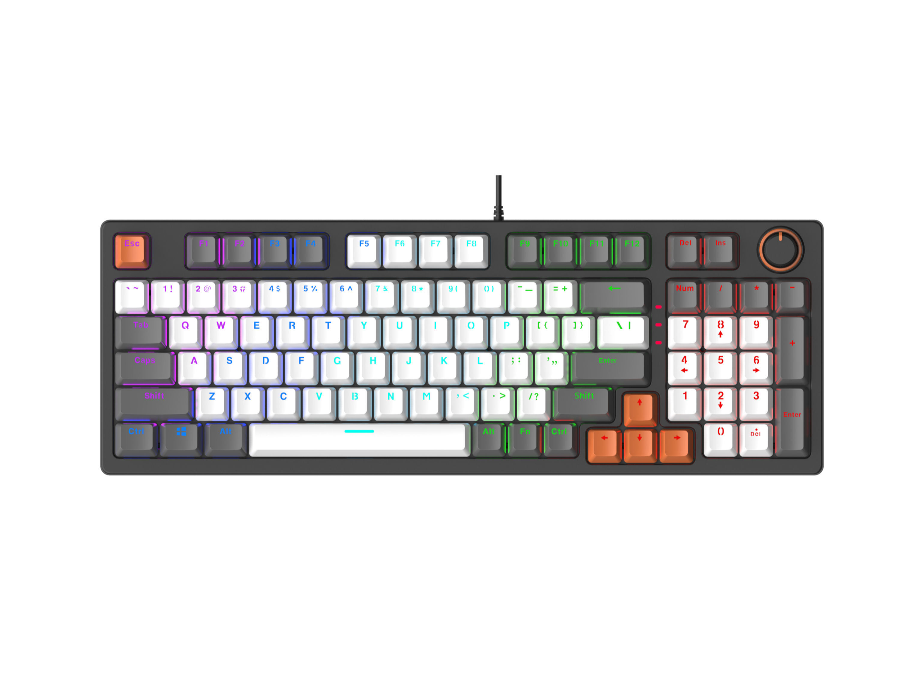 Buy Wholesale China 96 Keys Wired Mechanical Keyboard With Stabilizer ...