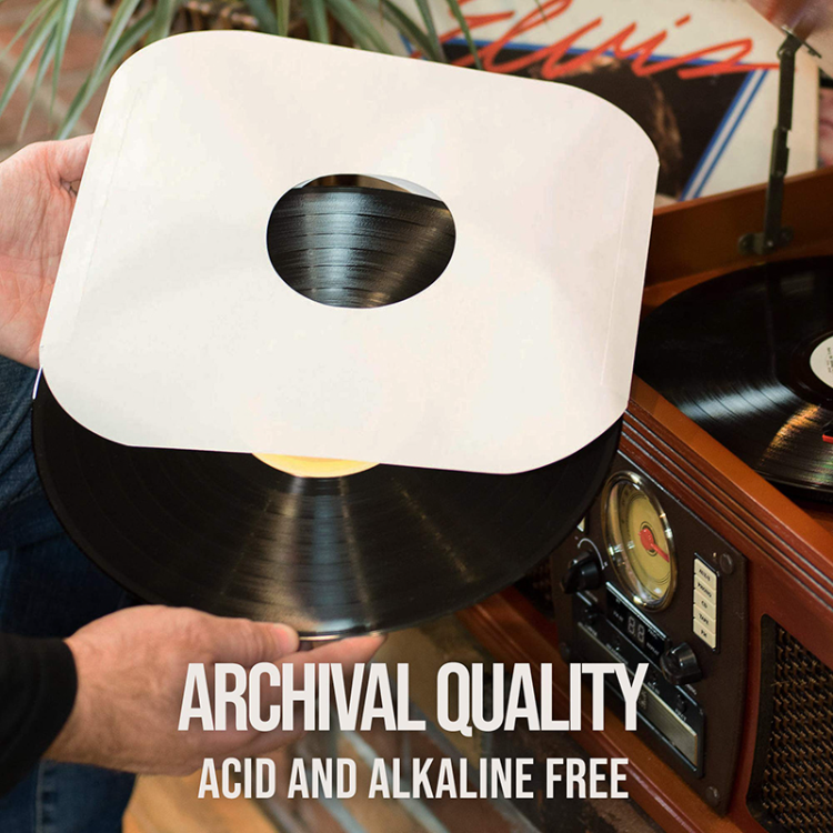 12 Inch Heavyweight Acid Free Paper Vinyl Records Cardboard Sleeve ...