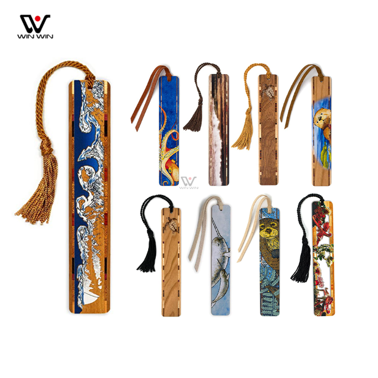 Handcrafted Cute Gift Souvenir Bookmarks Book Mark Custom Animal Wood ...