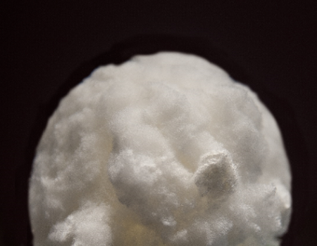 White Color Elastic Polyester Staple Fiber For Wadding Usage - China ...