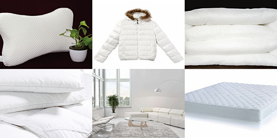 White Color Elastic Polyester Staple Fiber For Wadding Usage - China ...