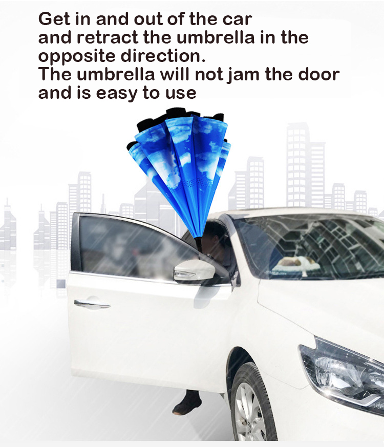 Buy Wholesale China Colorful Automatic Reverse Folding Umbrella Man ...