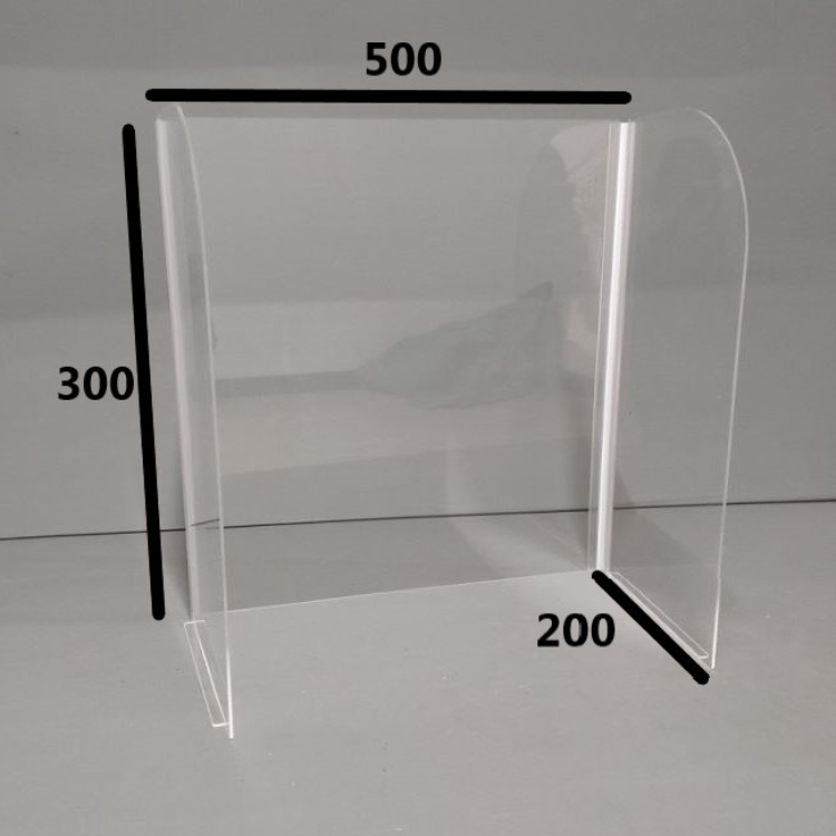 Toyin Clear Shelf Divider Clear Acrylic Glass Sneeze Guard For Cashier ...
