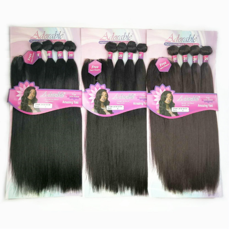 Amazing Yaki 20 4 In 1,free Closure,premium Heat Resistant Fibre Long ...