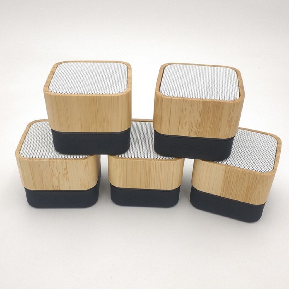Buy Wholesale China New Creative Square Bamboo Wood Bluetooth Wireless ...