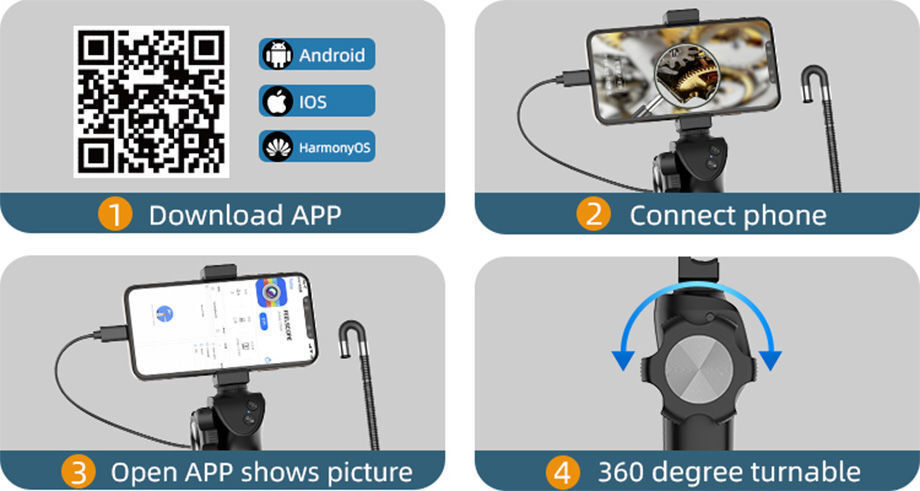 Buy China Wholesale Articulating Endoscope Visual Automotive Inspection ...