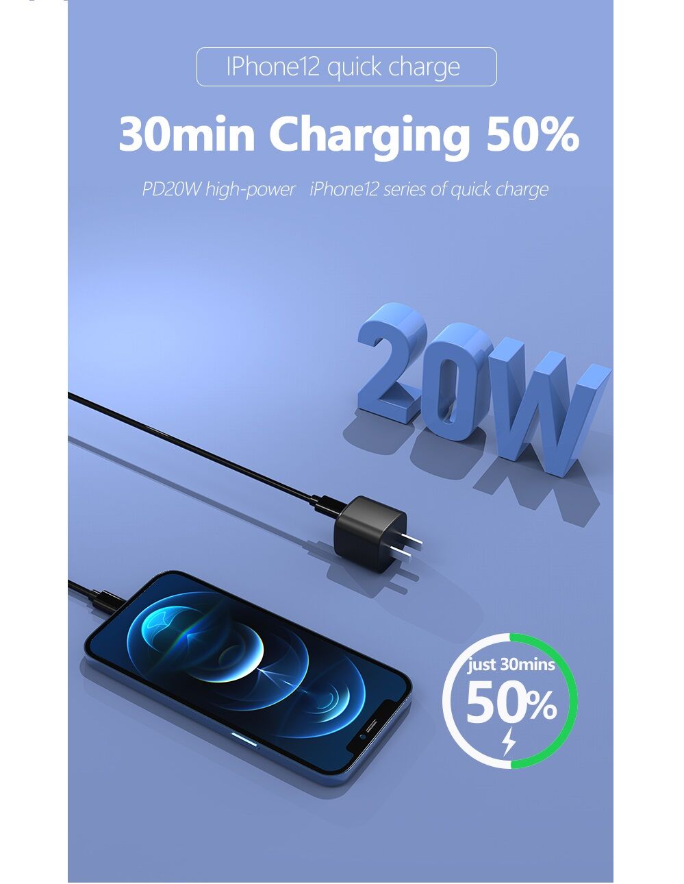 Buy Wholesale China Portable Phone Chargers Wholesale Smart 20w Pd Type C Travel Charger Single ...