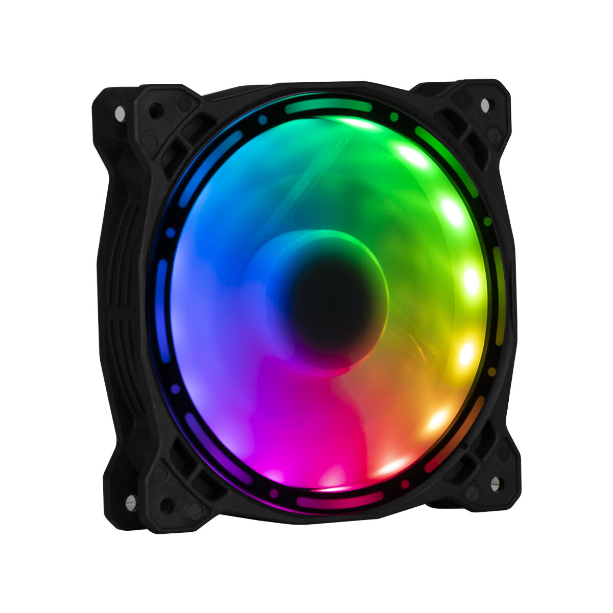 With Controller Led Case 6pin Multicolor 12025 3 New Trend Cooler Fan ...