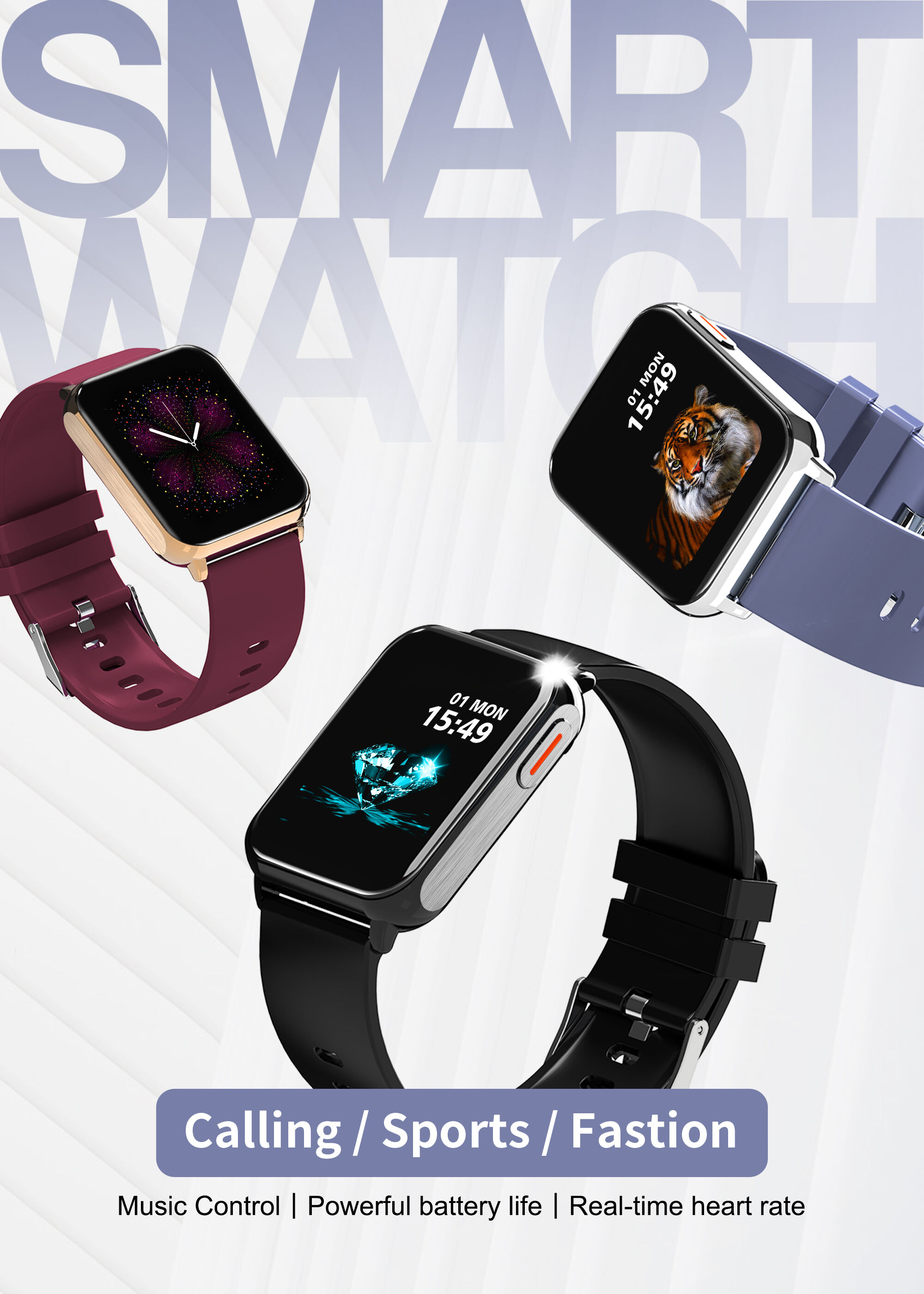 Buy Wholesale China Zl28-smart Watch Smart Bracelet Ce Rohs Smart Watch ...