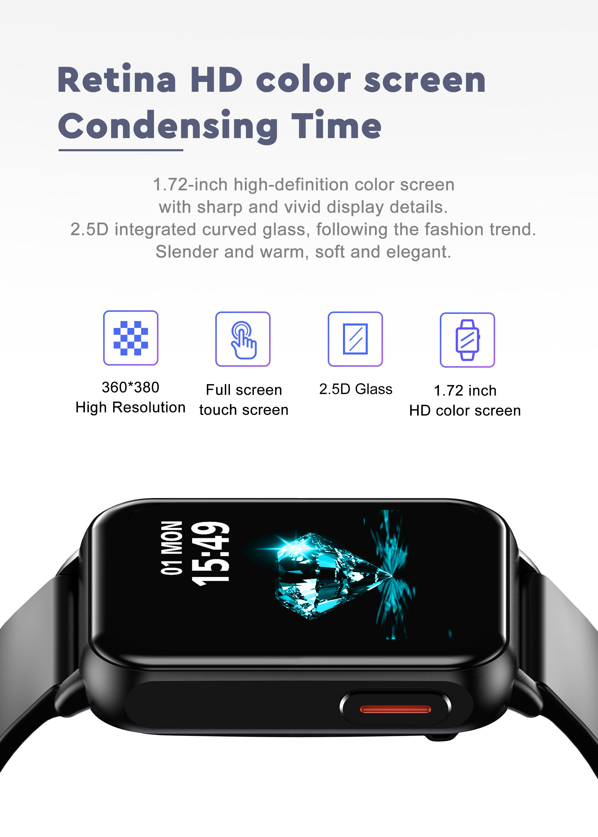 Buy Wholesale China Zl28-smart Watch Smart Bracelet Ce Rohs Smart Watch ...