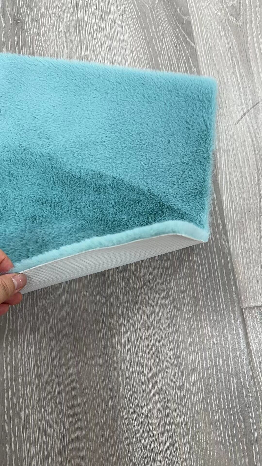 Buy Wholesale China Manufacturer Polyester Fake Fur Bath Mat With Tpr ...