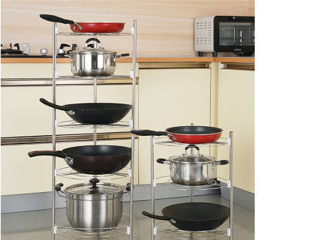 Buy Wholesale China Kitchen Pot Rack Three Or Five Multi-layer Kitchen ...