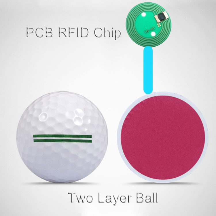 Rzx Hot Sale 2 Layer Ball Rfid Uhf Golf Ball With Chip Alien H3 For ...
