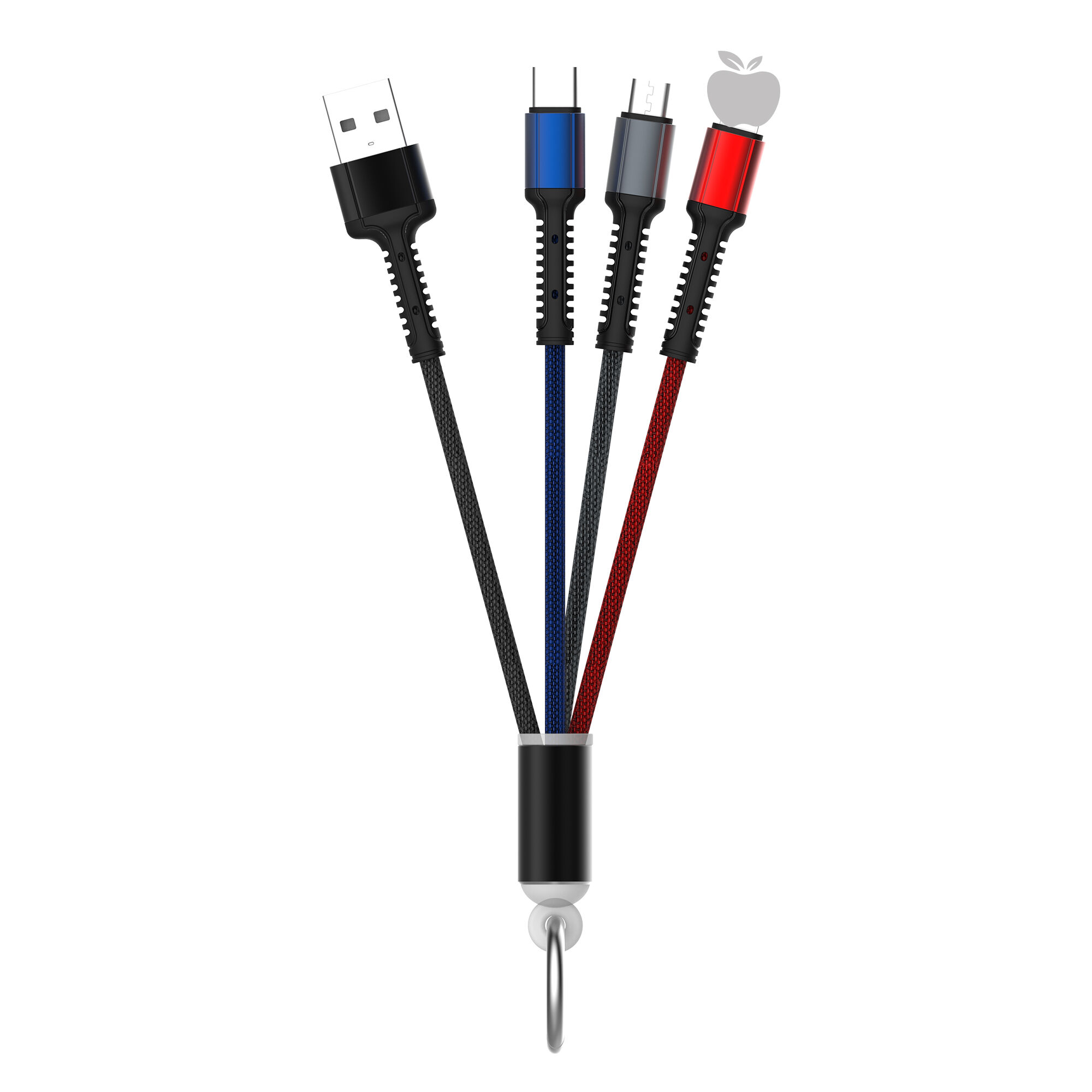 Wholesale 3 In 1 0.15m Fast Charging Cable 2a Stable Current Premium ...