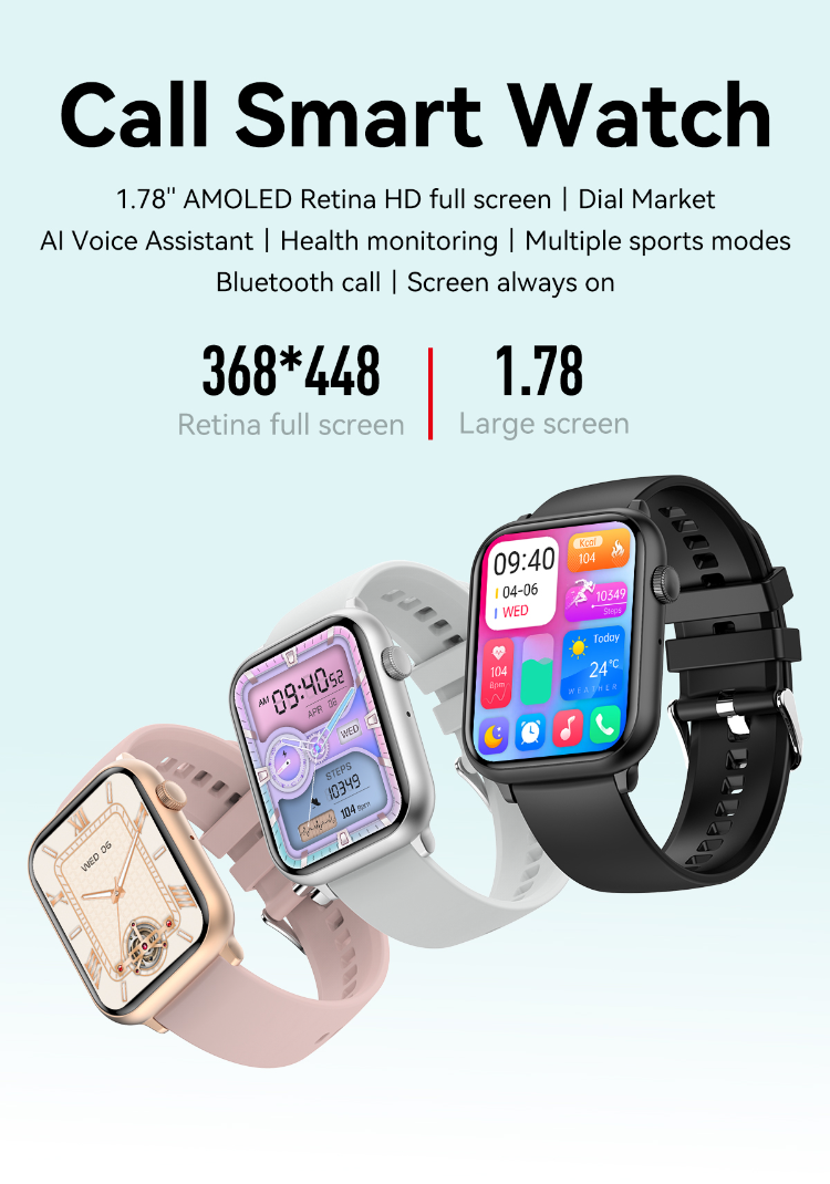 Valdus Amoled Smartwatch Retina Screen Dial Market Ai Voice Assistant ...