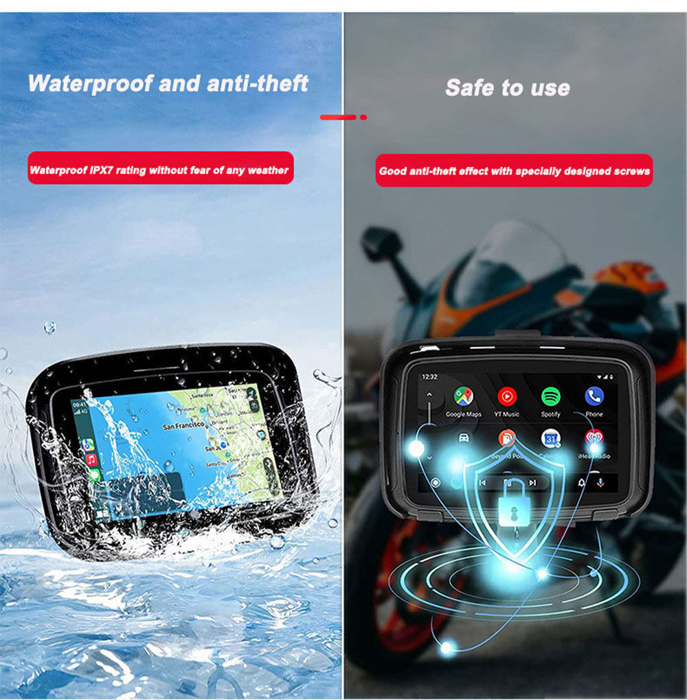 Buy Wholesale China Amazon Burst Android Waterproof Motorcycle Carplay ...