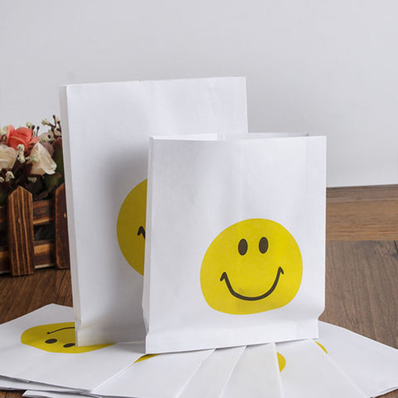 Buy Wholesale China Hot Selling Smiling Face Oil-proof Paper Bag Bun ...