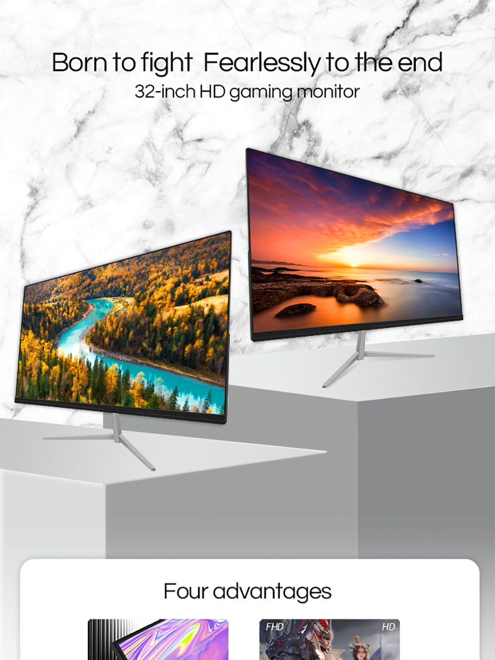 Buy Wholesale China 32 Inch Lcd Monitor 75hz Ips Computer Display Rgb ...