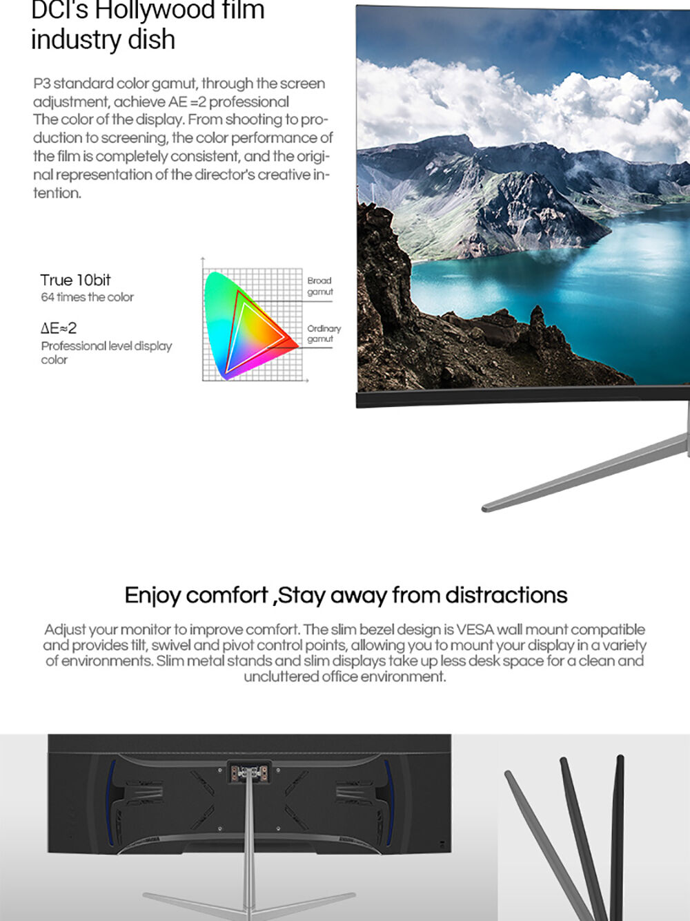 Buy Wholesale China 32 Inch Lcd Monitor 75hz Ips Computer Display Rgb ...