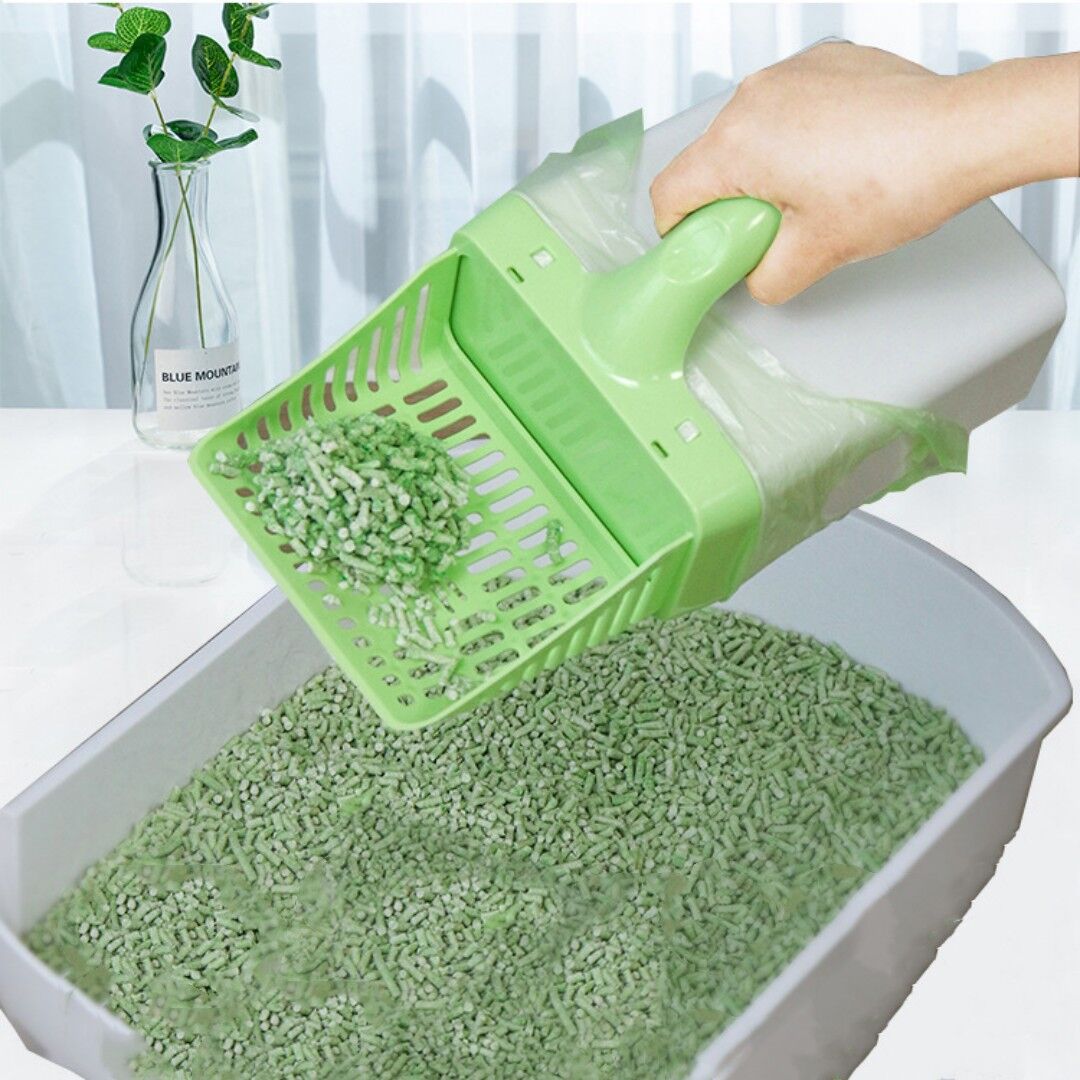 Cat Litter Scoop With Refill Waste Bags Integrated Detachable Deep ...