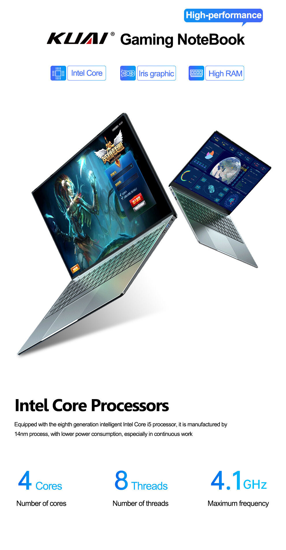 Buy Wholesale China New 15.6 Inch Intel Core I5 M5 Laptop Win10 128gb ...