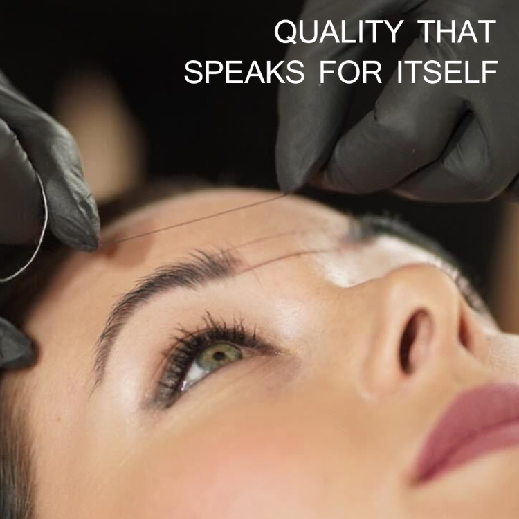 Buy Wholesale China Private Label 10m Pre-inked Microblading Mapping String Pink White Brown ...