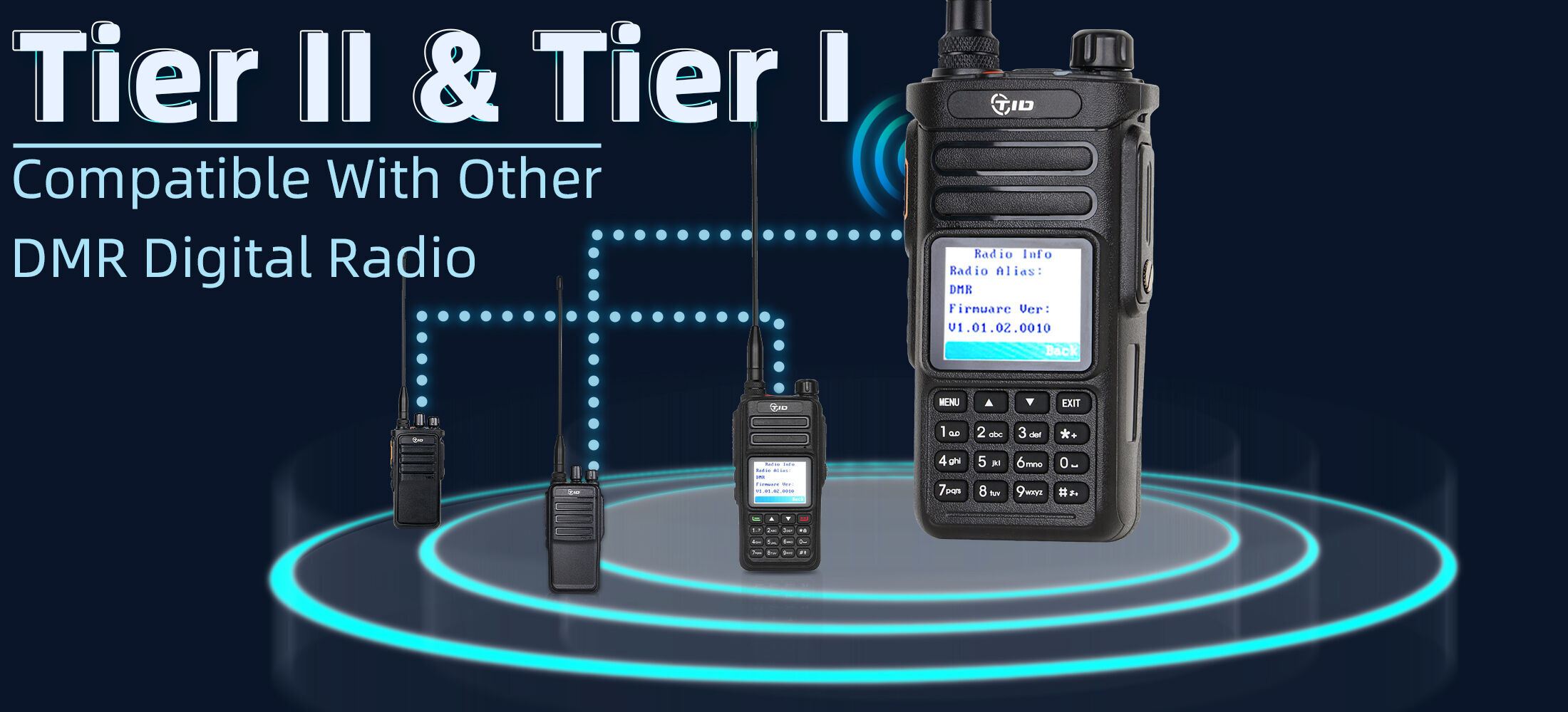 Buy Wholesale China Tid Td-dp738 Handheld Wireless Communication Two Way Radio Both Analog And ...
