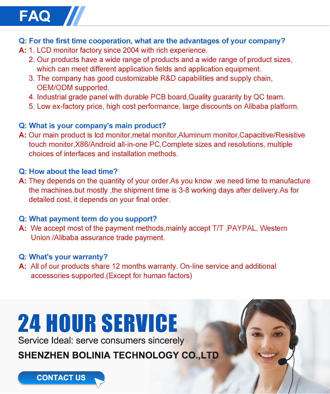 Buy Wholesale China Wholesale Price 10 Inch Lcd Monitor With Ips1024 ...