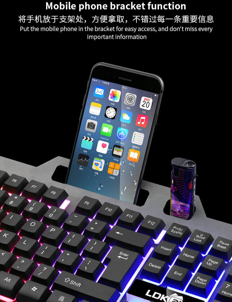 Suspended Mechanical Felling Ergonomic High Low Key Layout Luminous ...