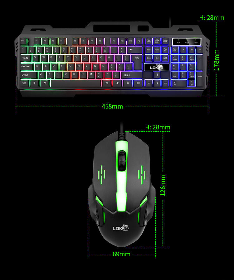 Suspended Mechanical Felling Ergonomic High Low Key Layout Luminous ...