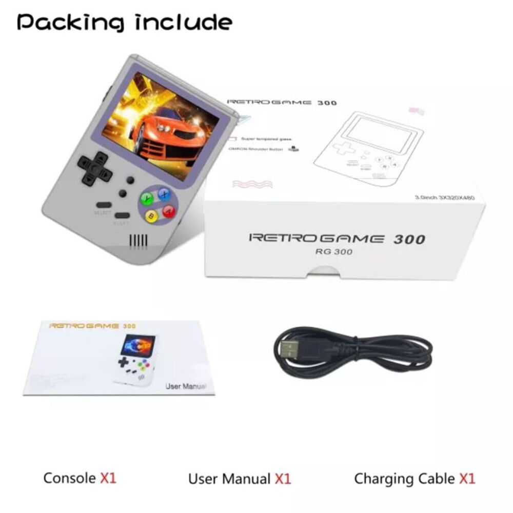 Buy Wholesale China 3000 In 1 Retro Game Console Rg300 Standard 16g ...