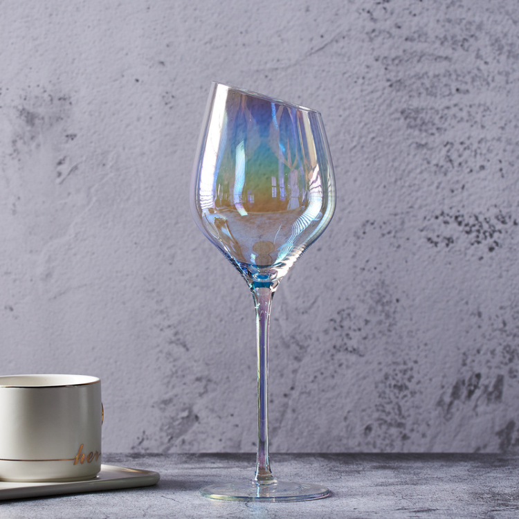 Buy China Wholesale Lead-free Crystal Wine Glass Colored Glass Goblet ...