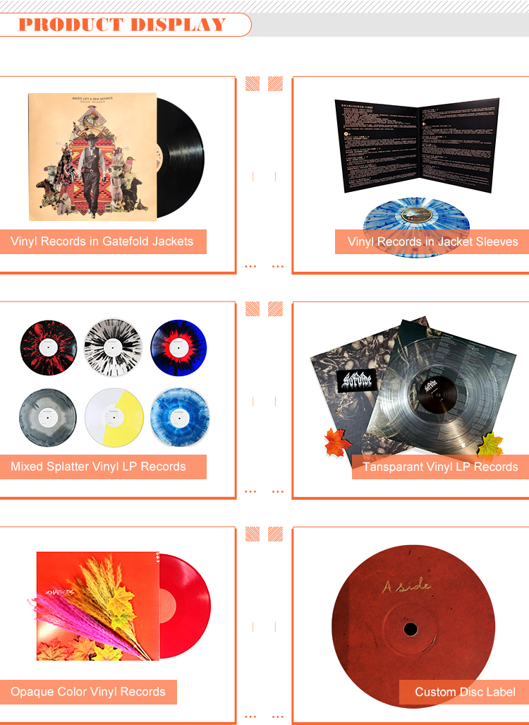 Vinyl Pressings Printing Sleeves Blank Vinyl Records Professional ...