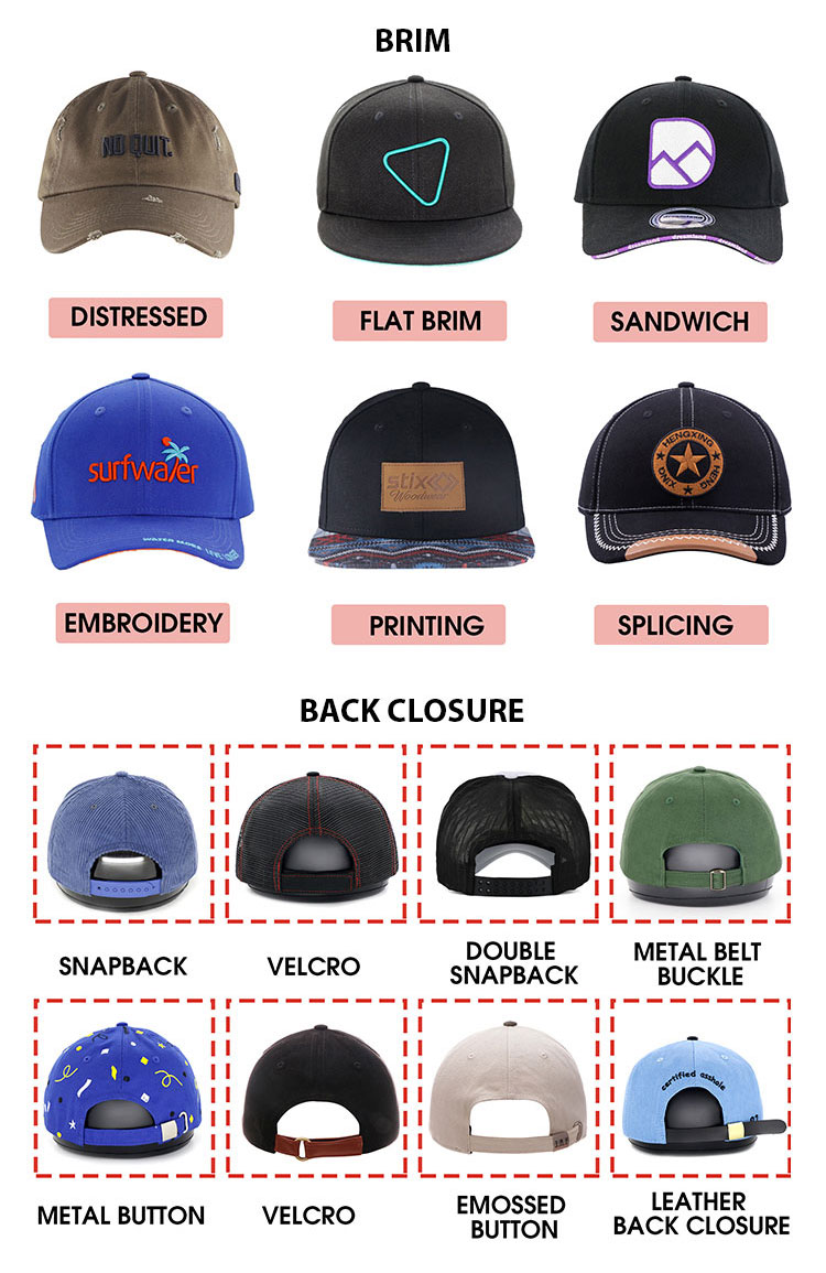 Classic Snapback Cap Custom High Quality Trucker Mesh Cap Custom ...