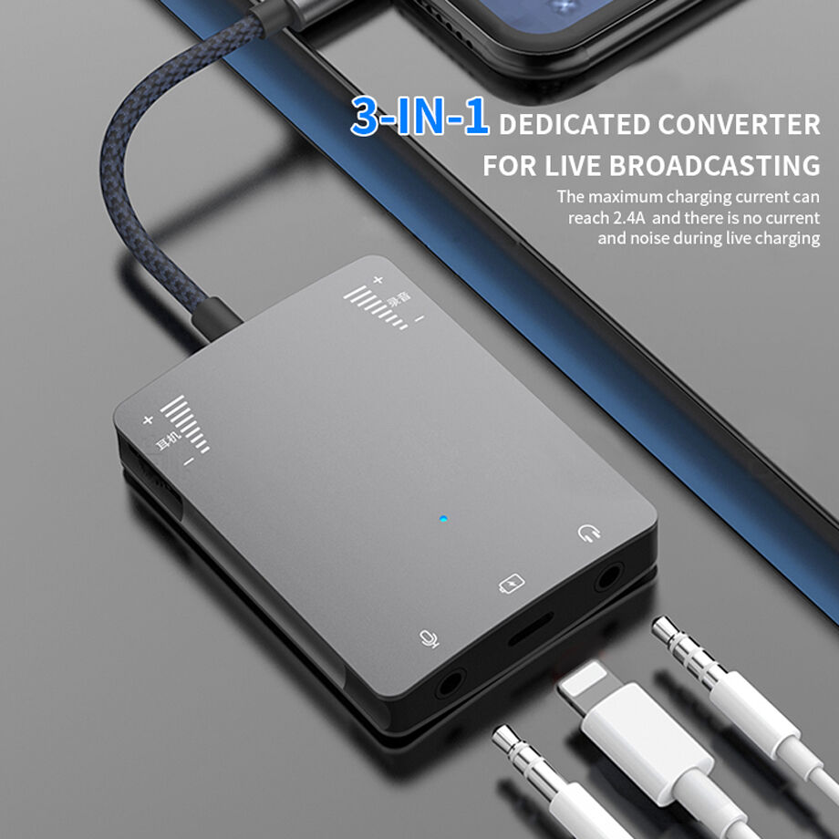 Buy Wholesale China Live Broadcast Converter Iphone To 3.5mm Audio ...