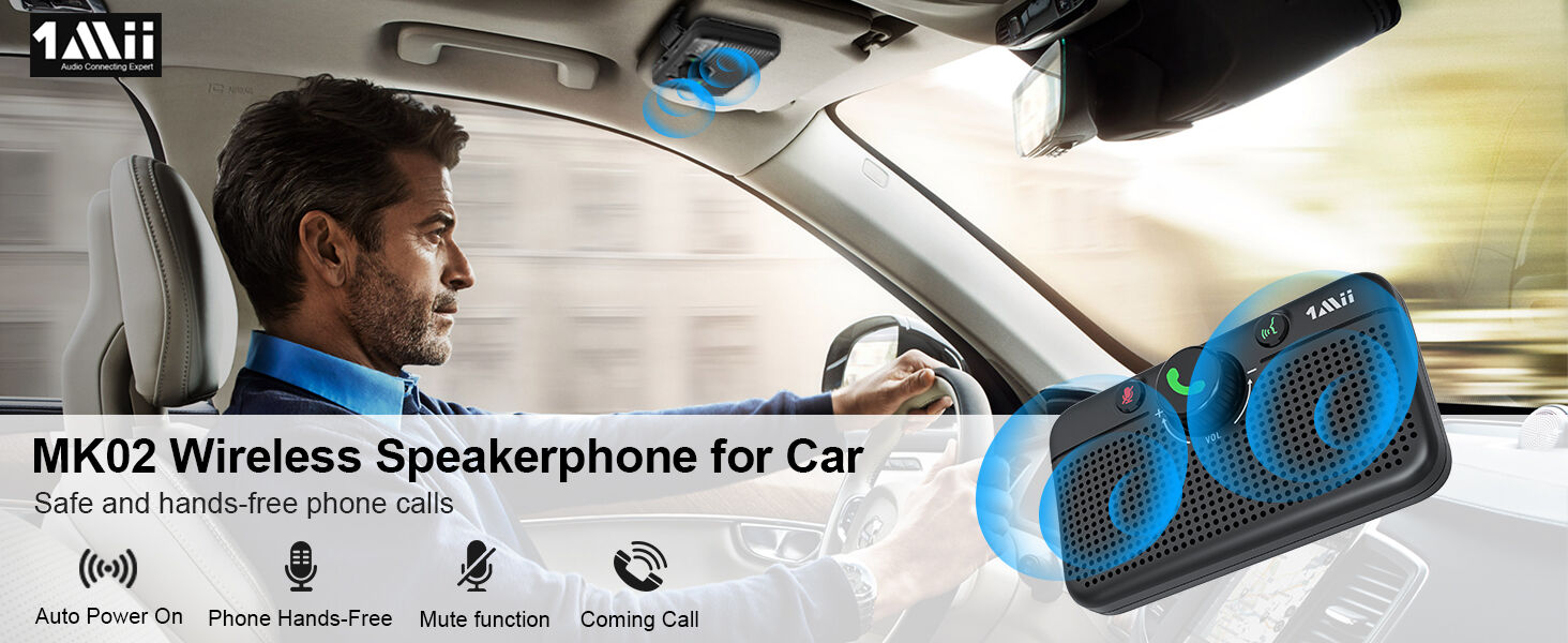 Buy Wholesale China Hands Free Bluetooth Car Speakerphone, Portable Car ...