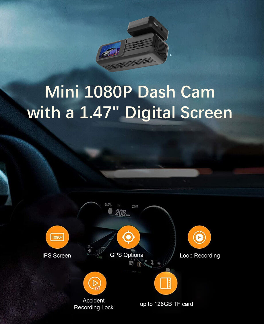 Buy Wholesale China 1.47 Inch Digital Screen Mini 1080p Dash Camera ...