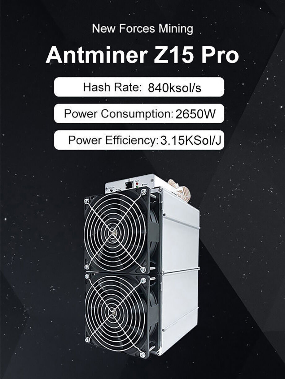 Buy Wholesale China Bitmain Antminer Z15 Pro 840k Z15 Equihash Zcash Zen Zec Z15 Miner Better ...