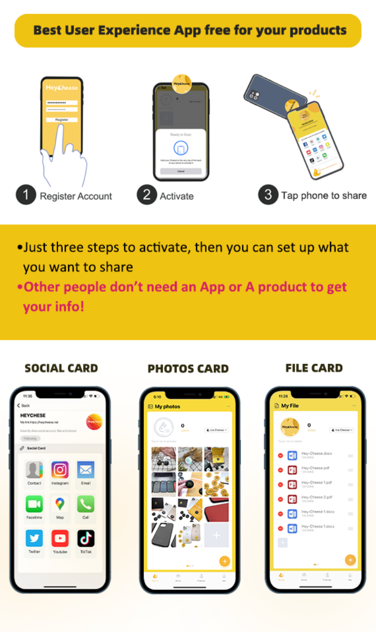 Buy Wholesale China Free Sample Nfc Sticker Tap Tag On Phone For Social ...