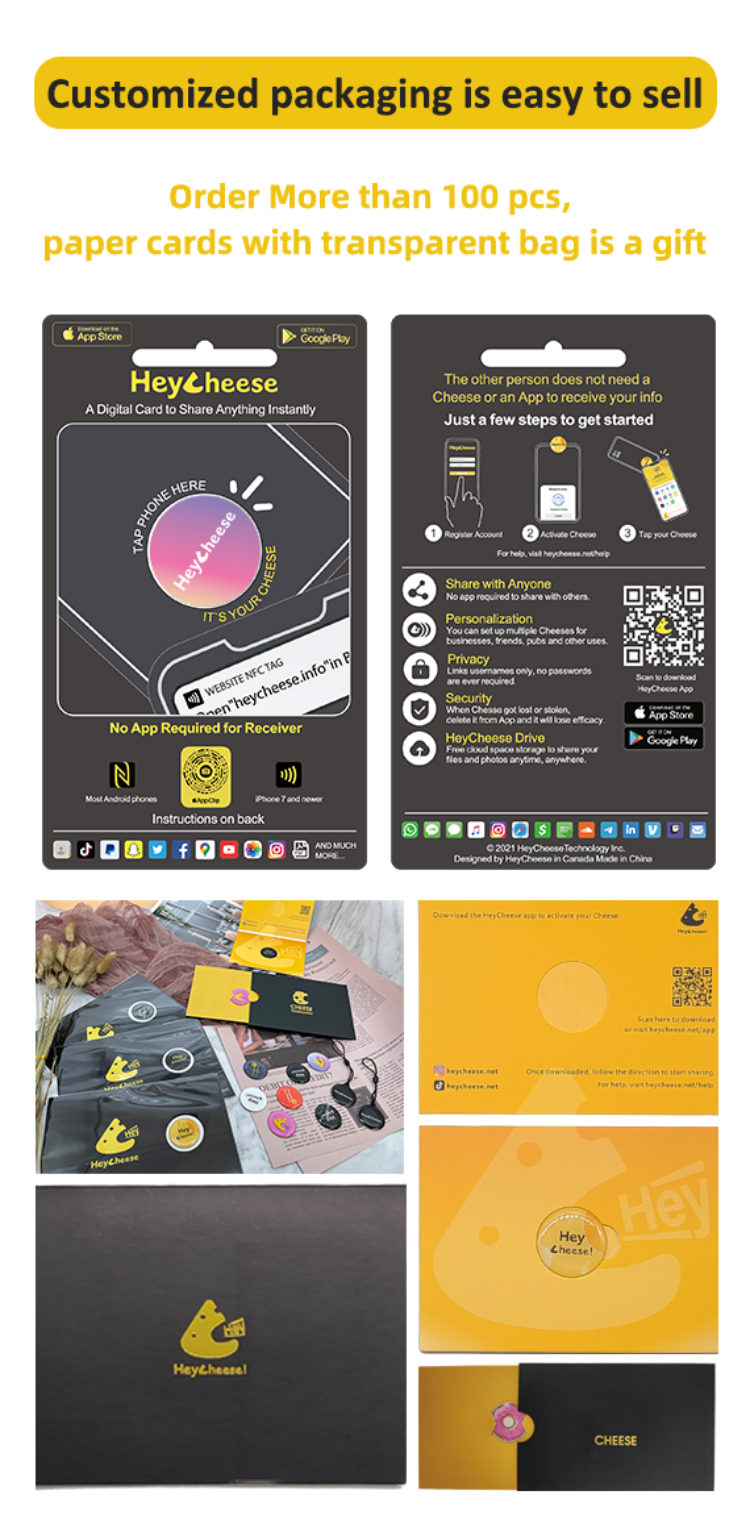 Buy Wholesale China Free Sample Nfc Sticker Tap Tag On Phone For Social ...