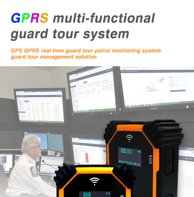 Waterproof Cloud Based 4g Gprs Gsm Gps Rfid Tag Security Guard Patrol ...