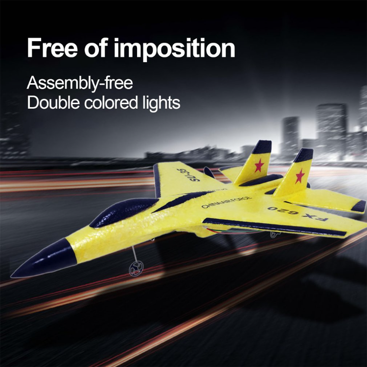 Fx620 Rc Airplane With Led Light Su35 Rc Plane Toy Epp Foam Rc Glider ...